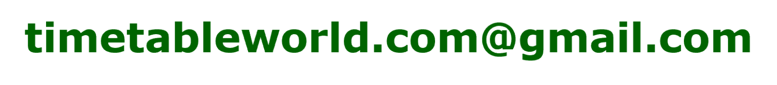 About – Timetable World