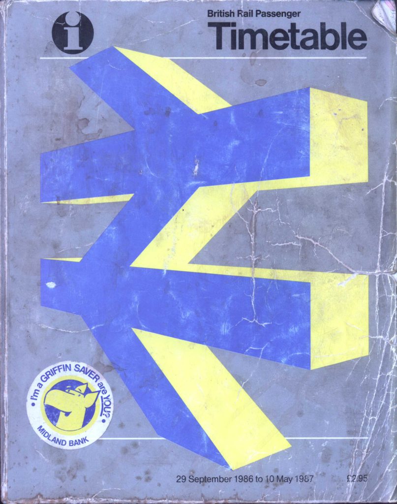 British Rail 1986-09 [Great Britain] – Timetable World