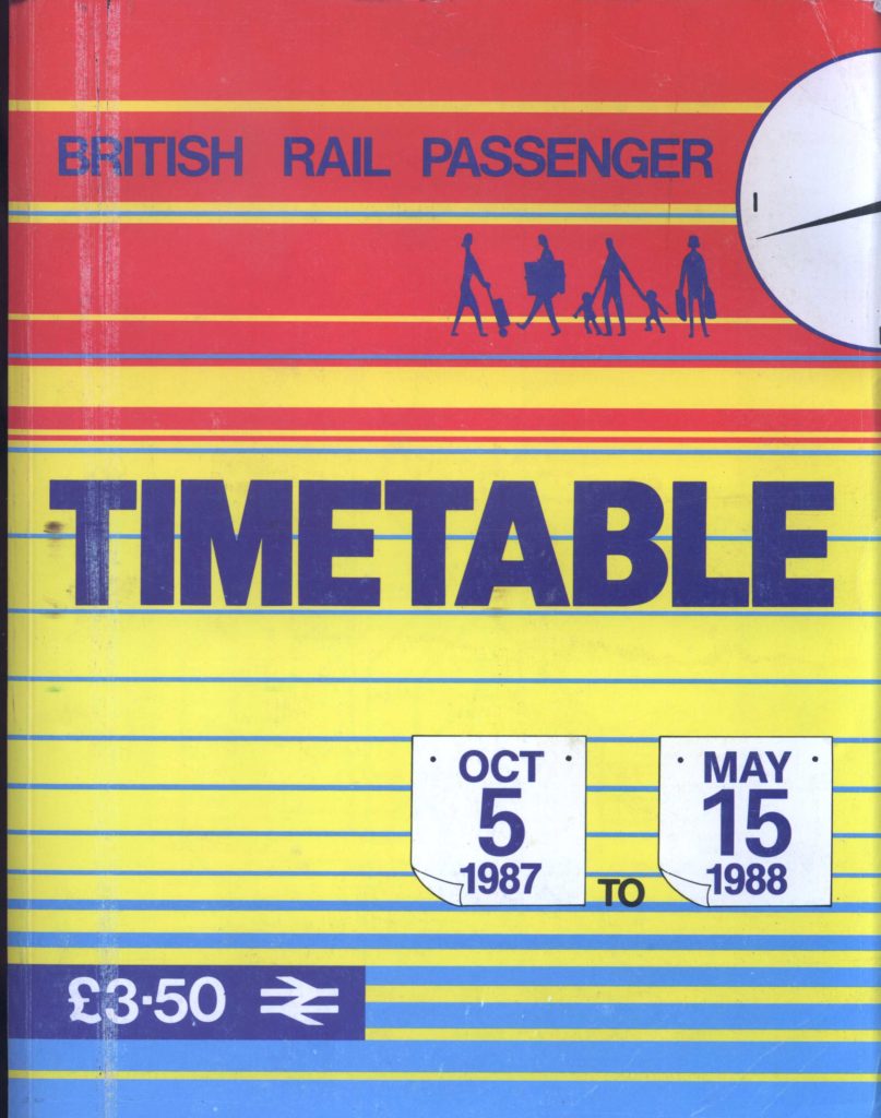 British Rail 1987-10 [Great Britain] – Timetable World