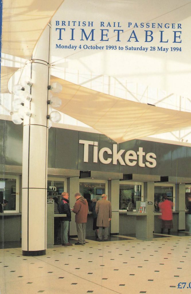 British Rail 1993-10 [Great Britain] – Timetable World