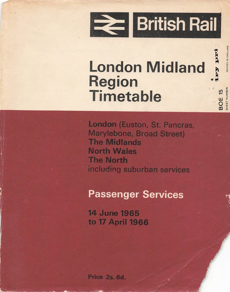 British Railways 1965 [Annual] Passenger Timetable – 6-book bundle ...