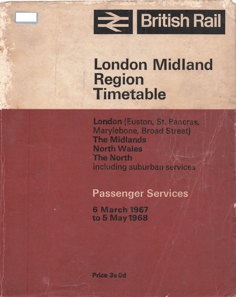 British Railways 1967 [Annual] Passenger Timetable – 6-book bundle ...