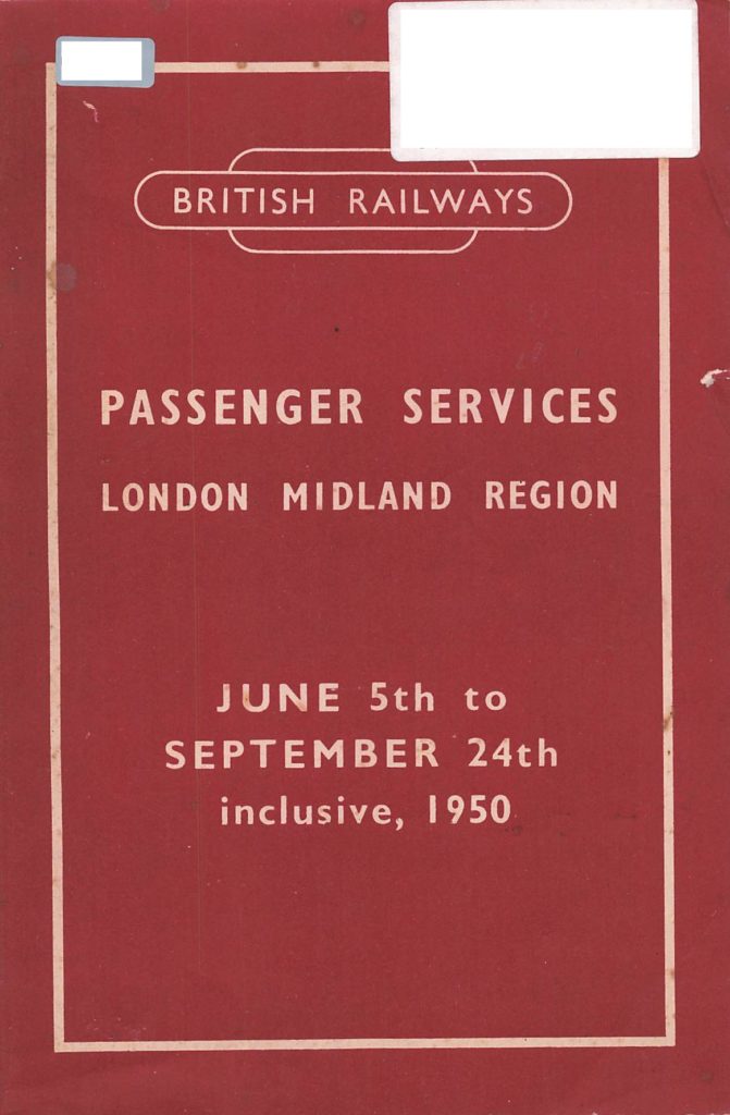 British Railways 1950 [Summer] Passenger Timetable – 6-book bundle ...