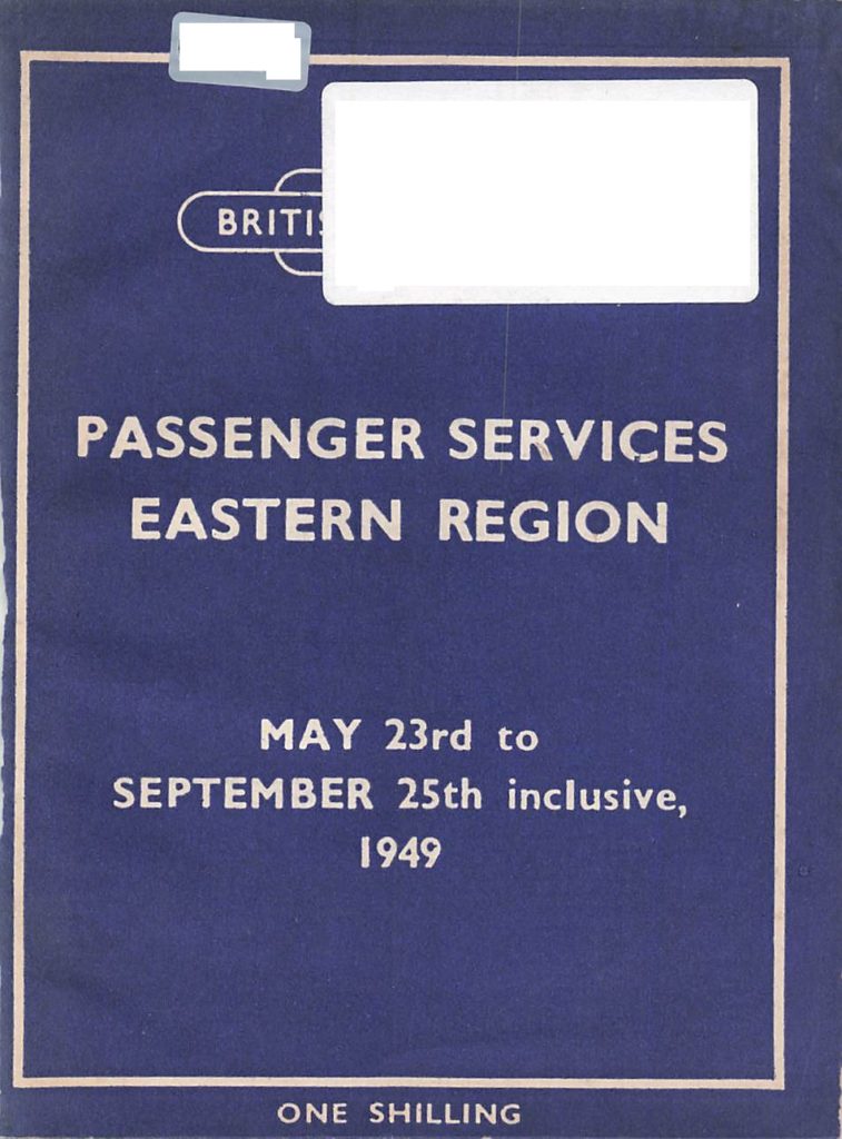 British Railways 1949 [Summer] Passenger Timetable – 6-book bundle ...