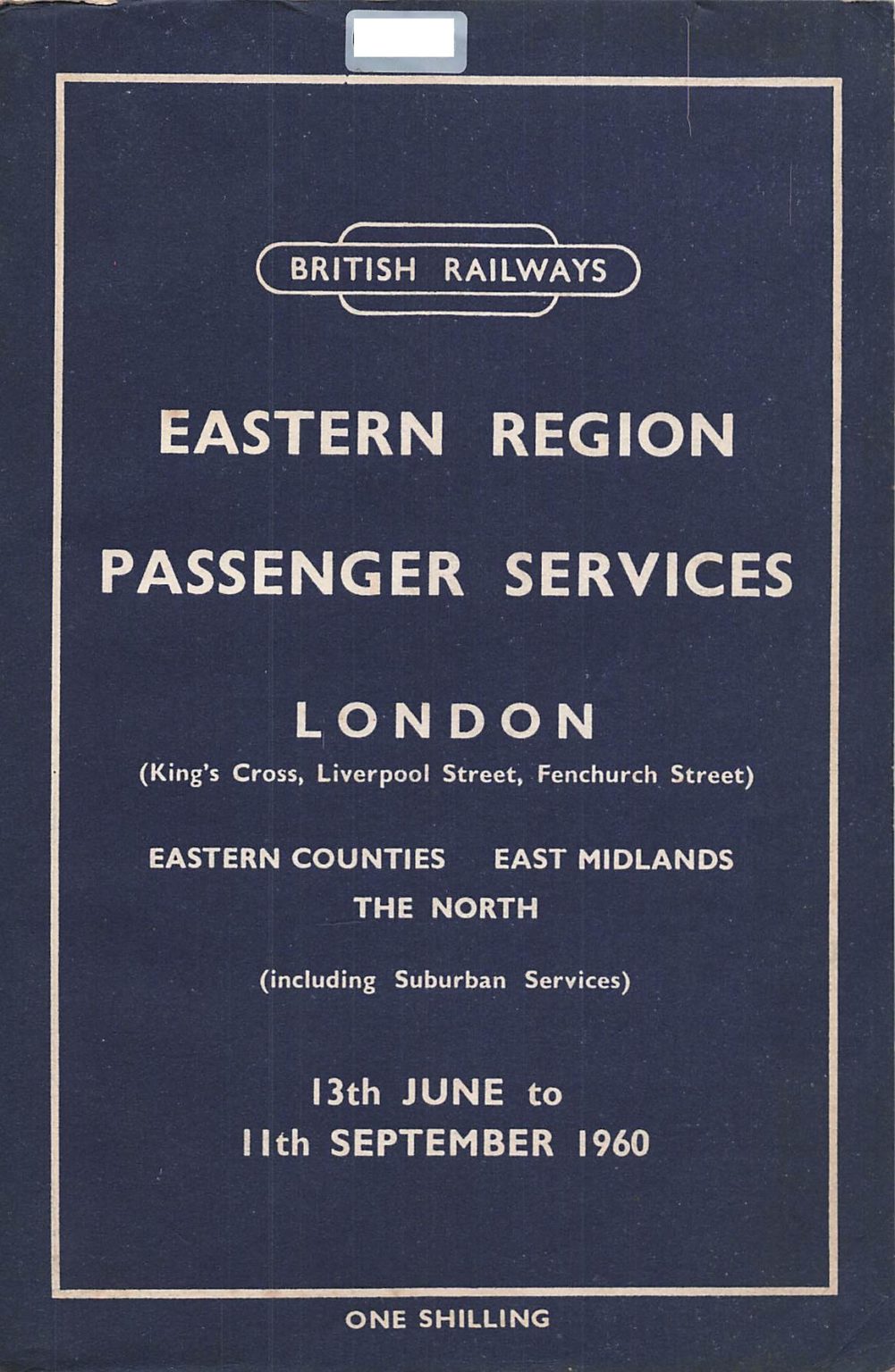 British Railways 1960 [Summer] Passenger Timetable – 6-book bundle ...