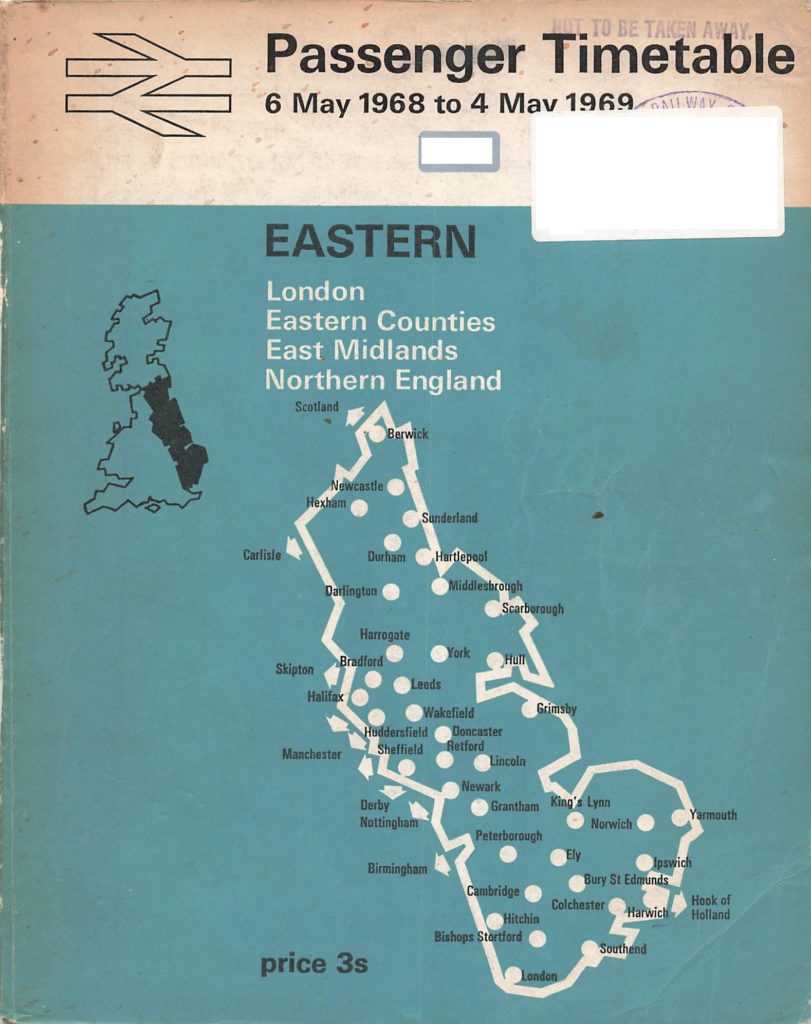 British Railways 1968 [Annual] Passenger Timetable – 5-book bundle ...