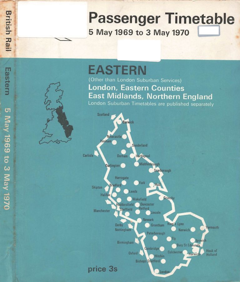 British Railways 1969 [Annual] Passenger Timetable – 5-book bundle ...