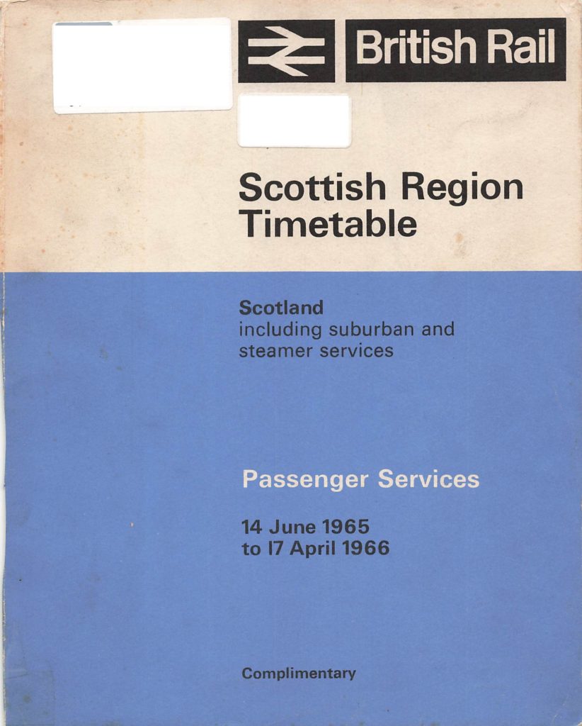 British Railways 1965 [Annual] Passenger Timetable – 6-book bundle ...