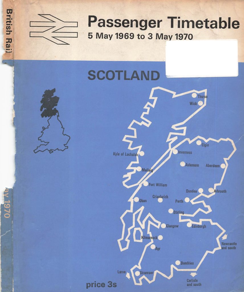 British Railways 1969 [Annual] Passenger Timetable – 5-book bundle ...