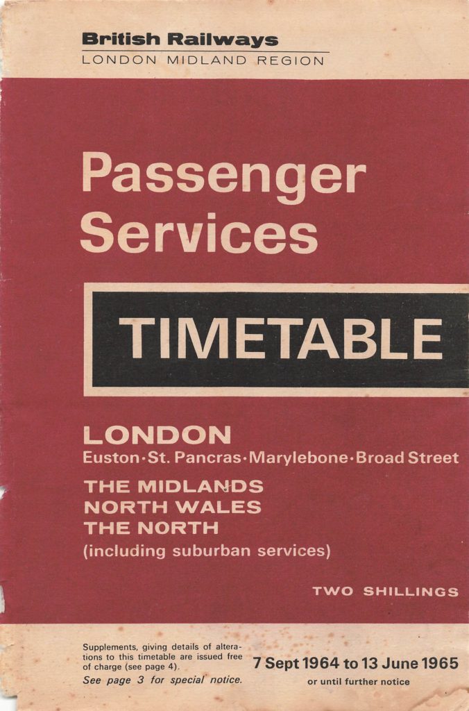 London Midland Region 1964-09 [Great Britain] – Timetable World