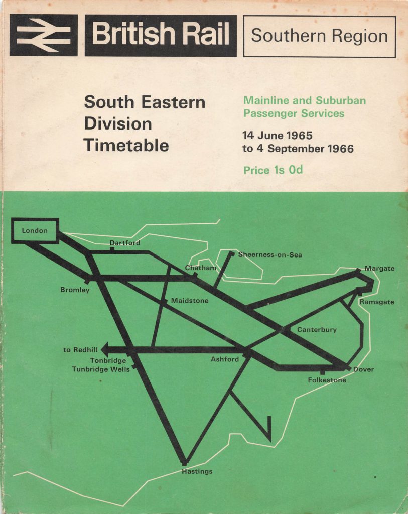 British Railways 1965 [Annual] Passenger Timetable – 6-book bundle ...