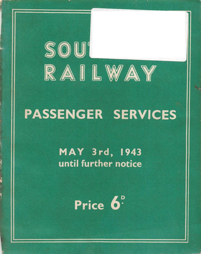 Southern Railway 1943-05 [Great Britain] – Timetable World