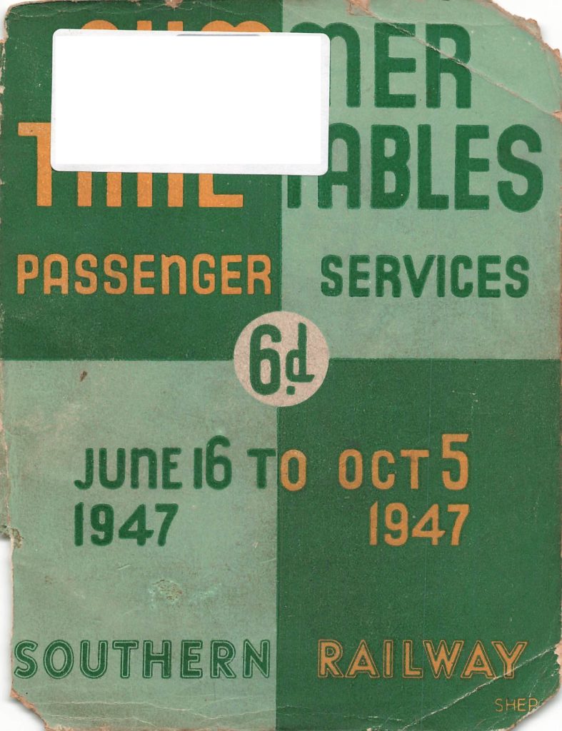Southern Railway 1947-06 [Great Britain] – Timetable World