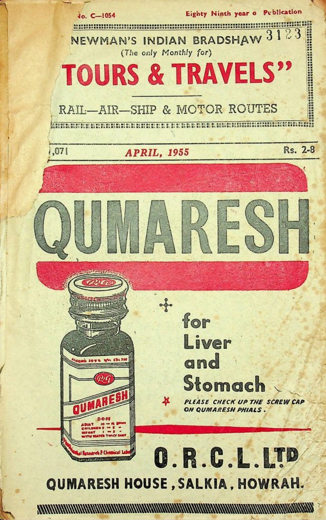 Newman’s Indian Bradshaw 1955-04 [India] – Timetable World