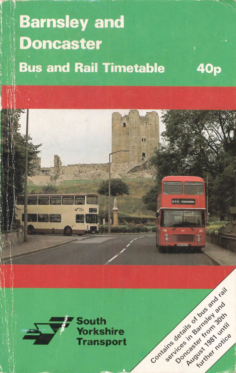 South Yorkshire PTE Barnsley and Doncaster bus & rail 1981-09 [Great ...