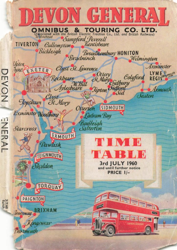 Devon General 1960-07 [Great Britain] – Timetable World