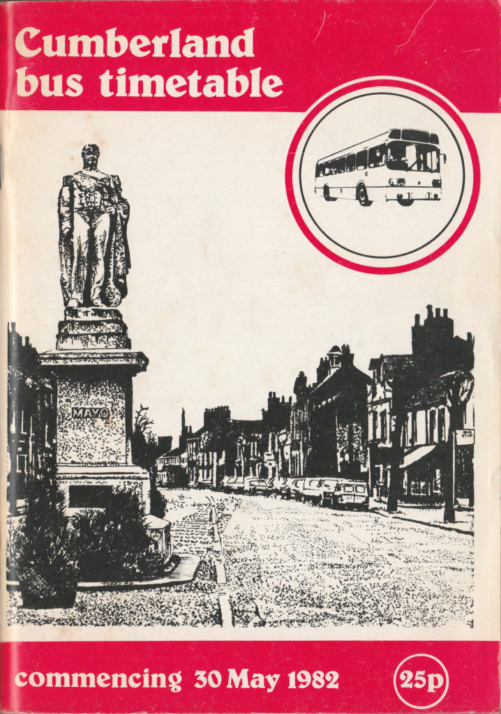 2697 Cumberland Motor Services Bus Timetable 1982 – Timetable World