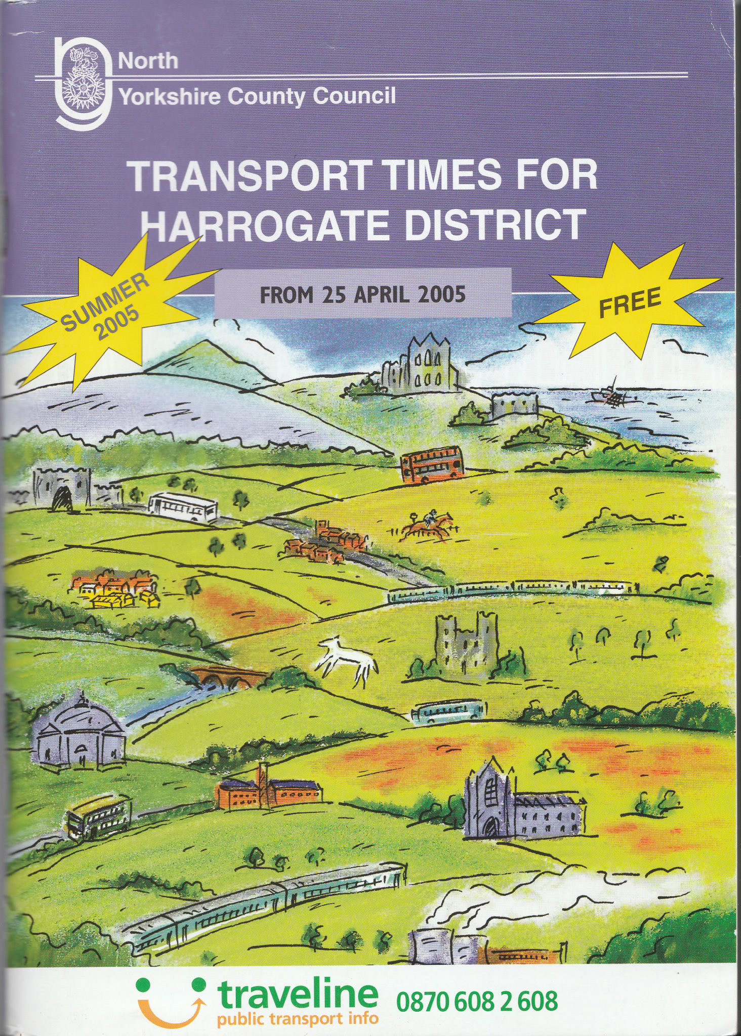 2698 Harrogate District Bus and Rail Timetable Guide – North Yorkshire ...