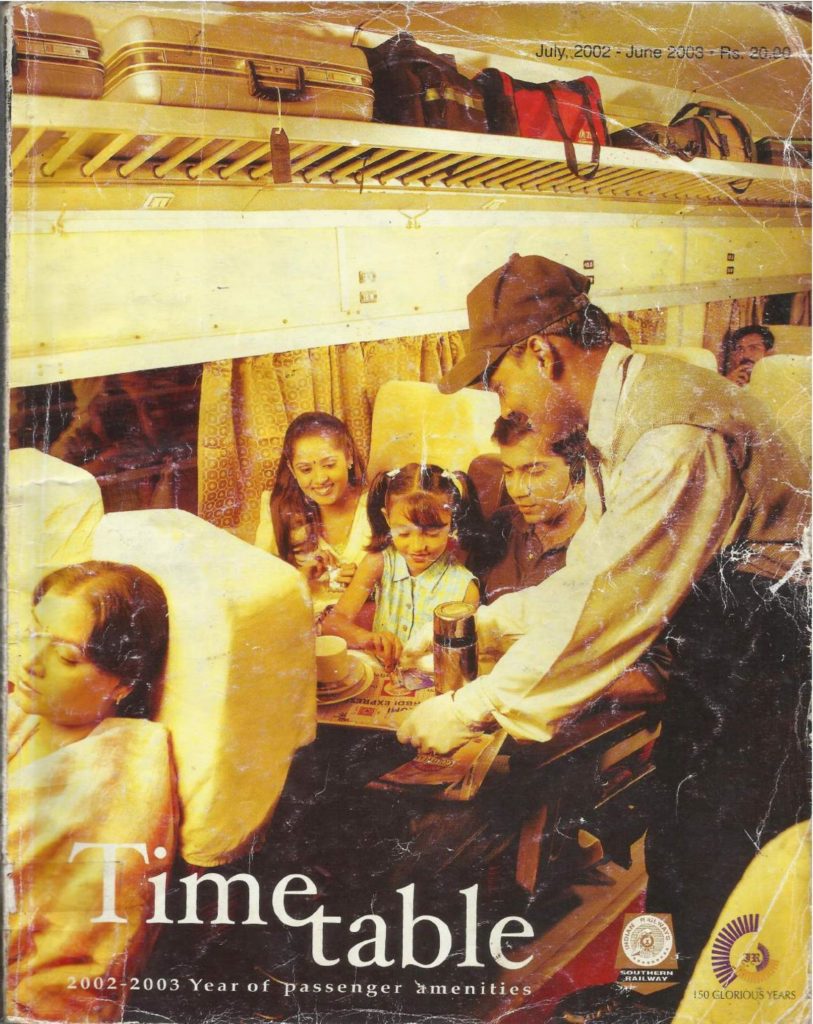 Southern Railway 2002-06 [India] – Timetable World