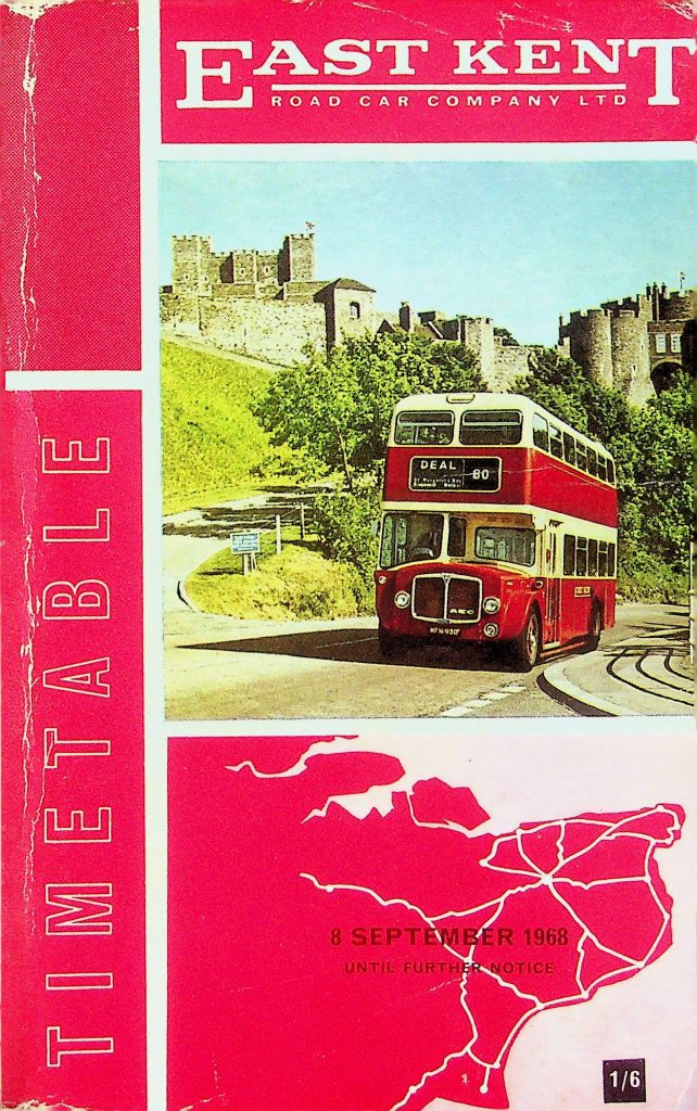 East Kent 1968-09 [Great Britain] – Timetable World